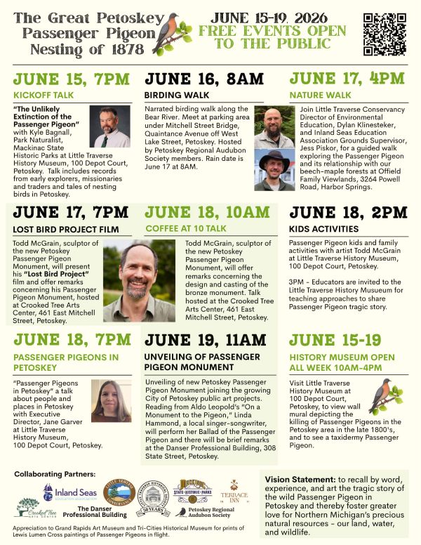 The Great Petoskey Passenger Pigeon Event 2026 Guide